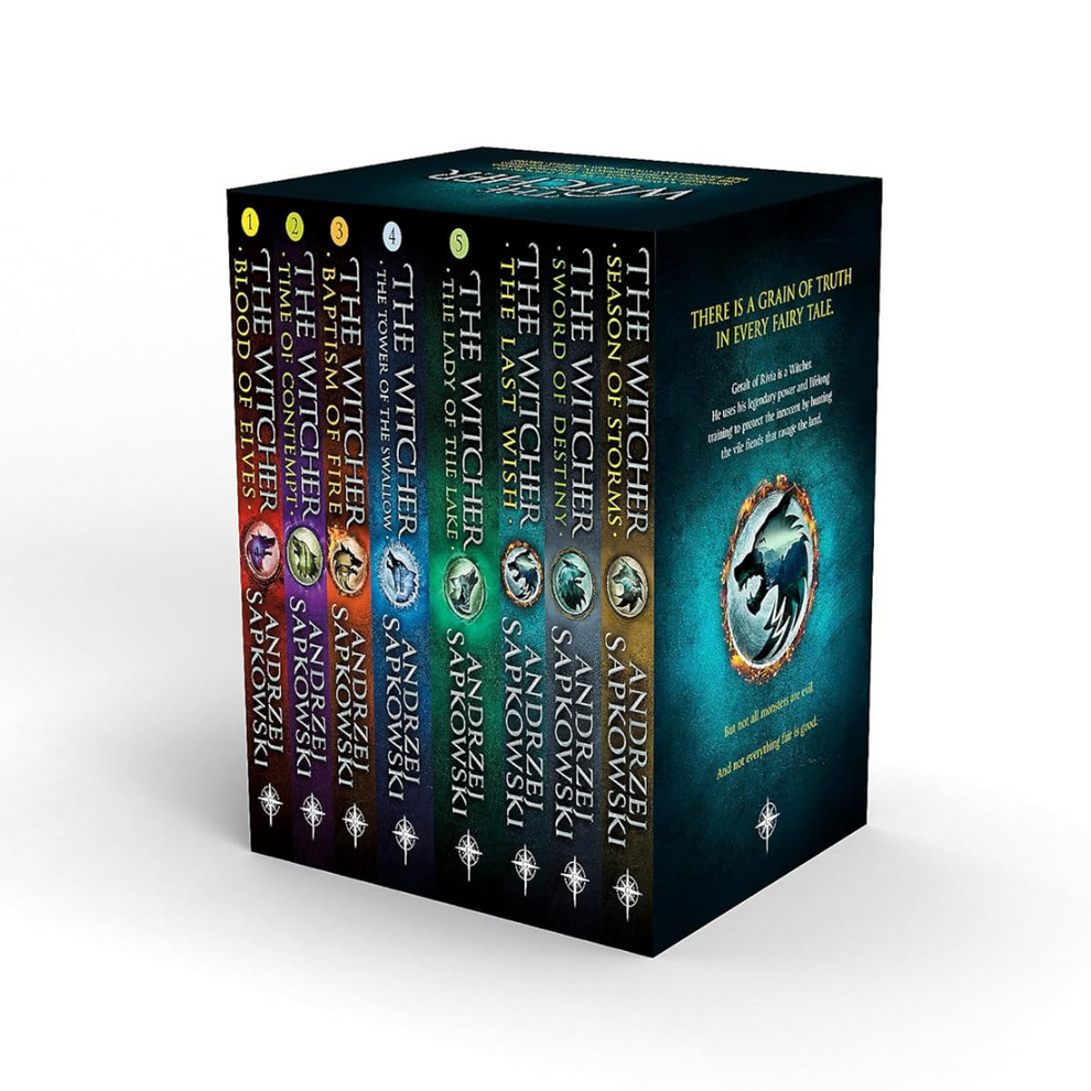 The Witcher Boxed Set: 8 Volumes By Andrzej Sapkowski (Paperback ...