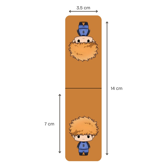 Blue Lock Magnetic Bookmarks Set of 6 | Anime Chibi Bookmark Set ...