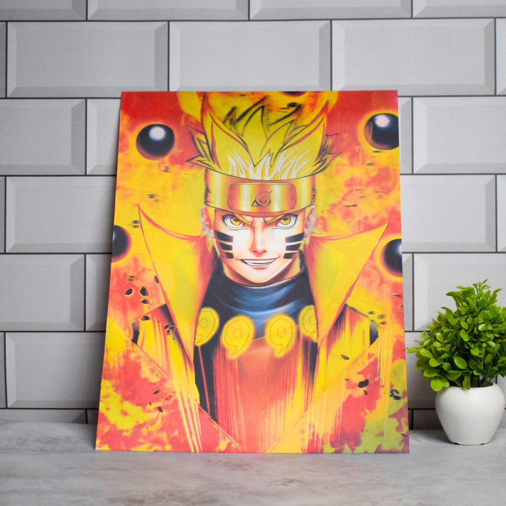 Naruto Six Paths Mode 3D Lenticular A3 Poster | Naruto Shippuden Wall ...