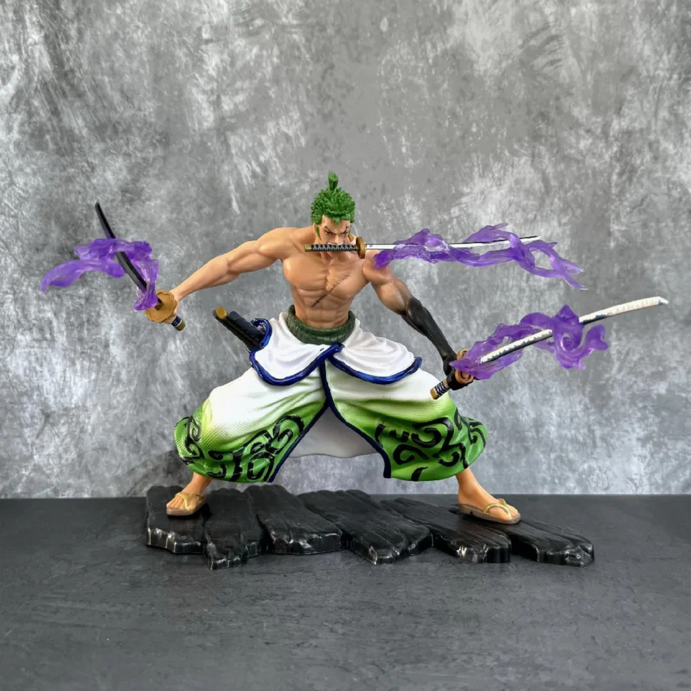 Roronoa Zoro Battle Mode Action Figure – One Piece Collectible (18cm ...