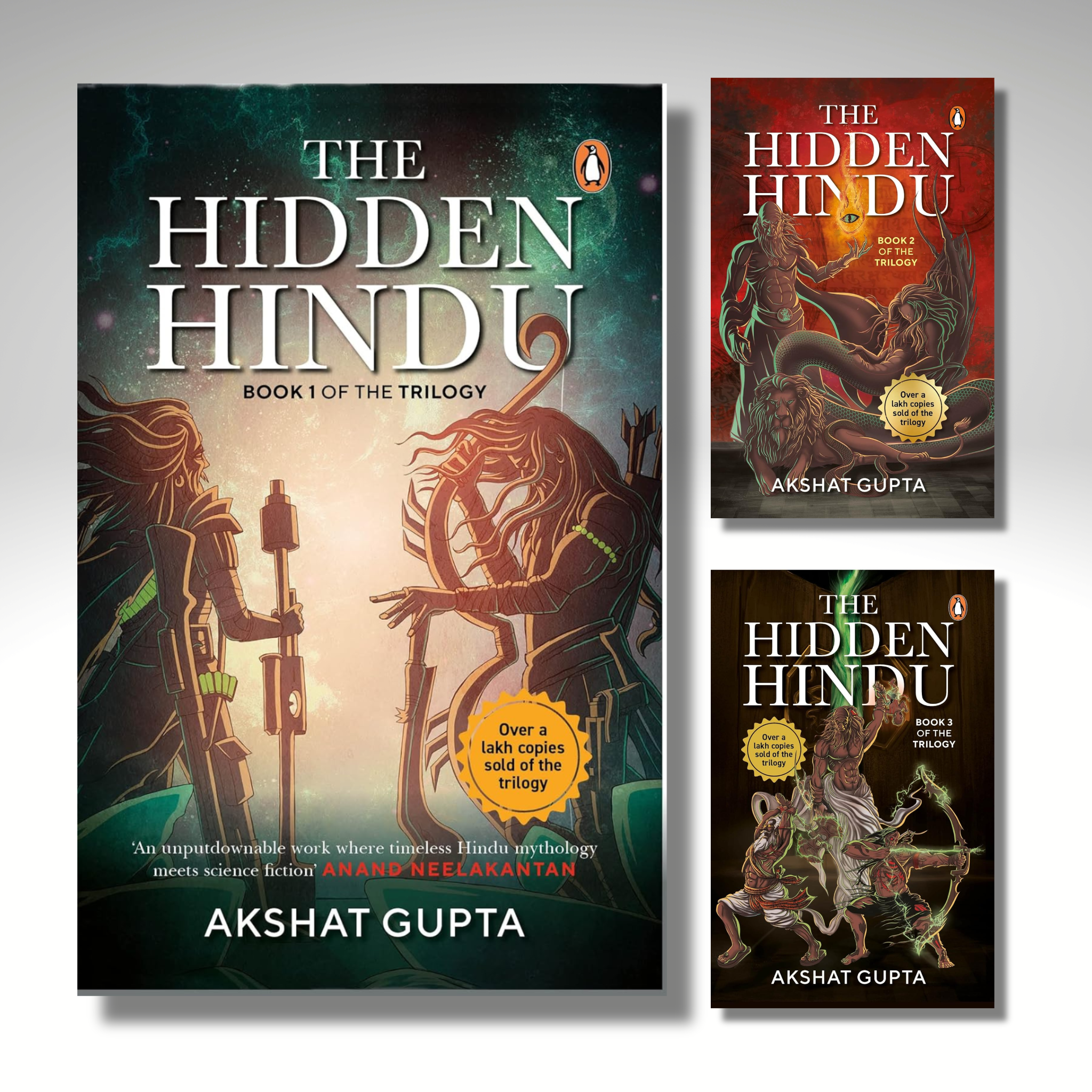 [Combo] The Hidden Hindu: 3 Books By Akshat Gupta (Paperback) - Gyaanstore