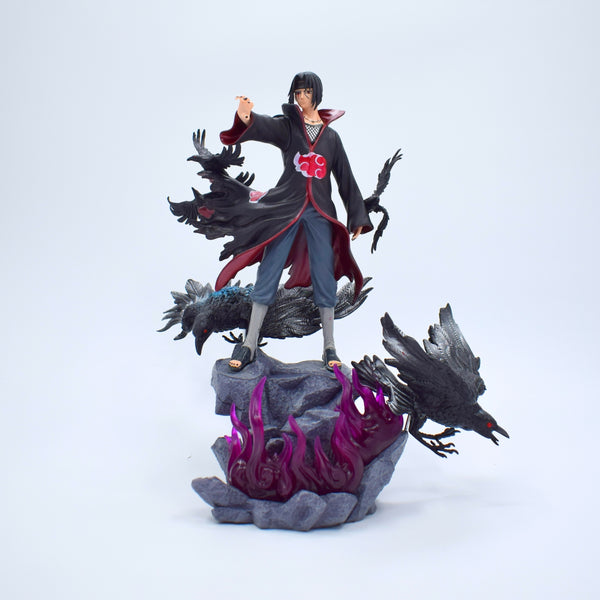 Uchiha Itachi Akatsuki Amaterasu Head Statue 38CM - Gyaanstore