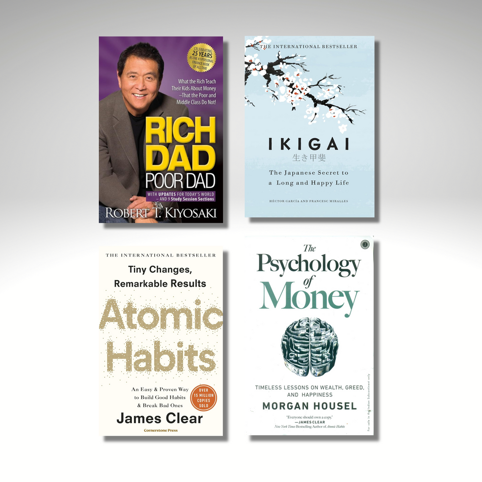 [Combo] Ultimate Financial & Self-Growth Book Set: 4 Books (Paperback ...