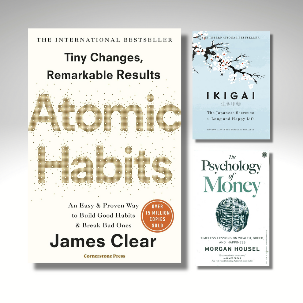 [Combo] Transform Your Life Book Set – Atomic Habits, Ikigai ...