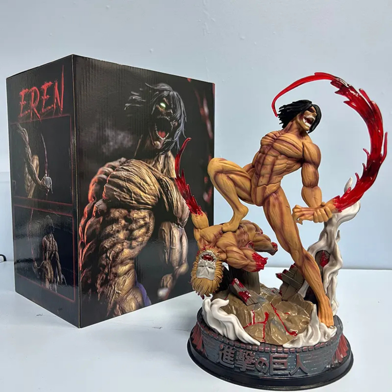Attack on Titan Eren Yeager Action Figure – 29 cm Fighting Pose ...