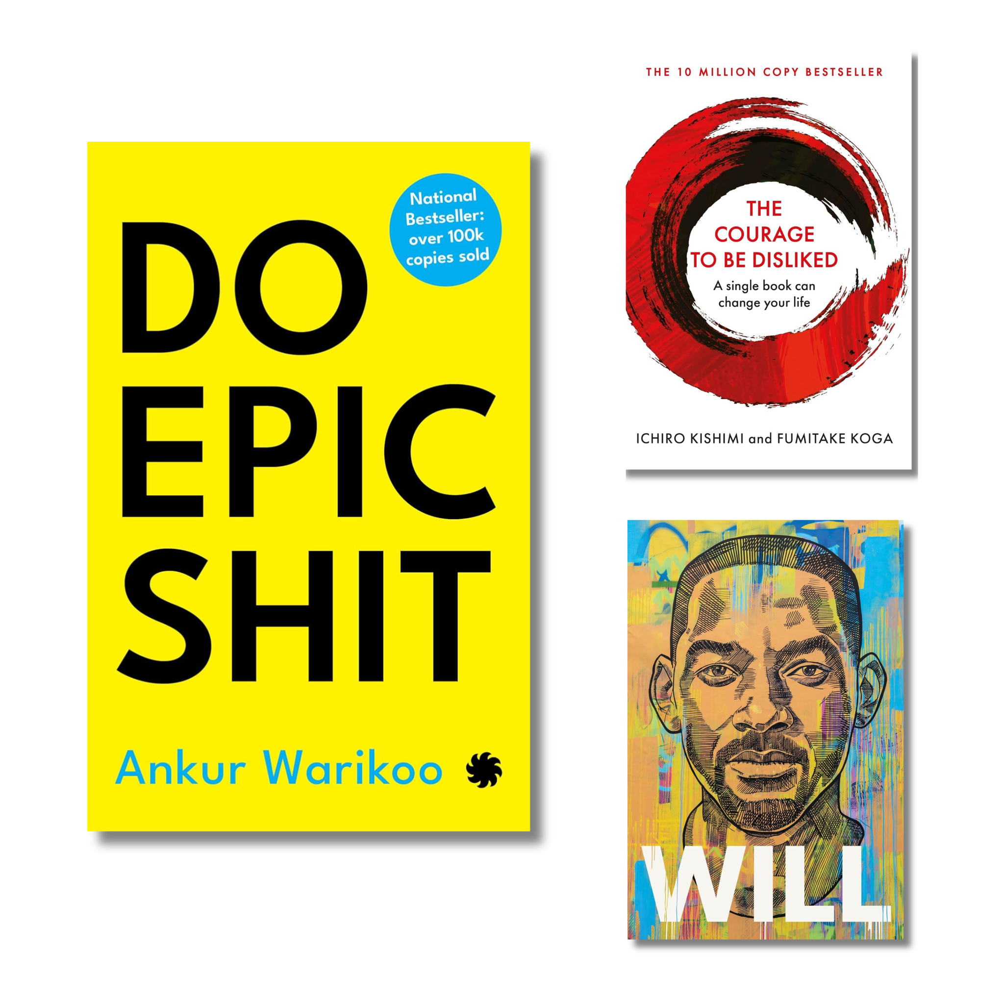 (Combo 3 Book) DO EPIC SHIT, Courage to be Disliked, Will (Paperback ...