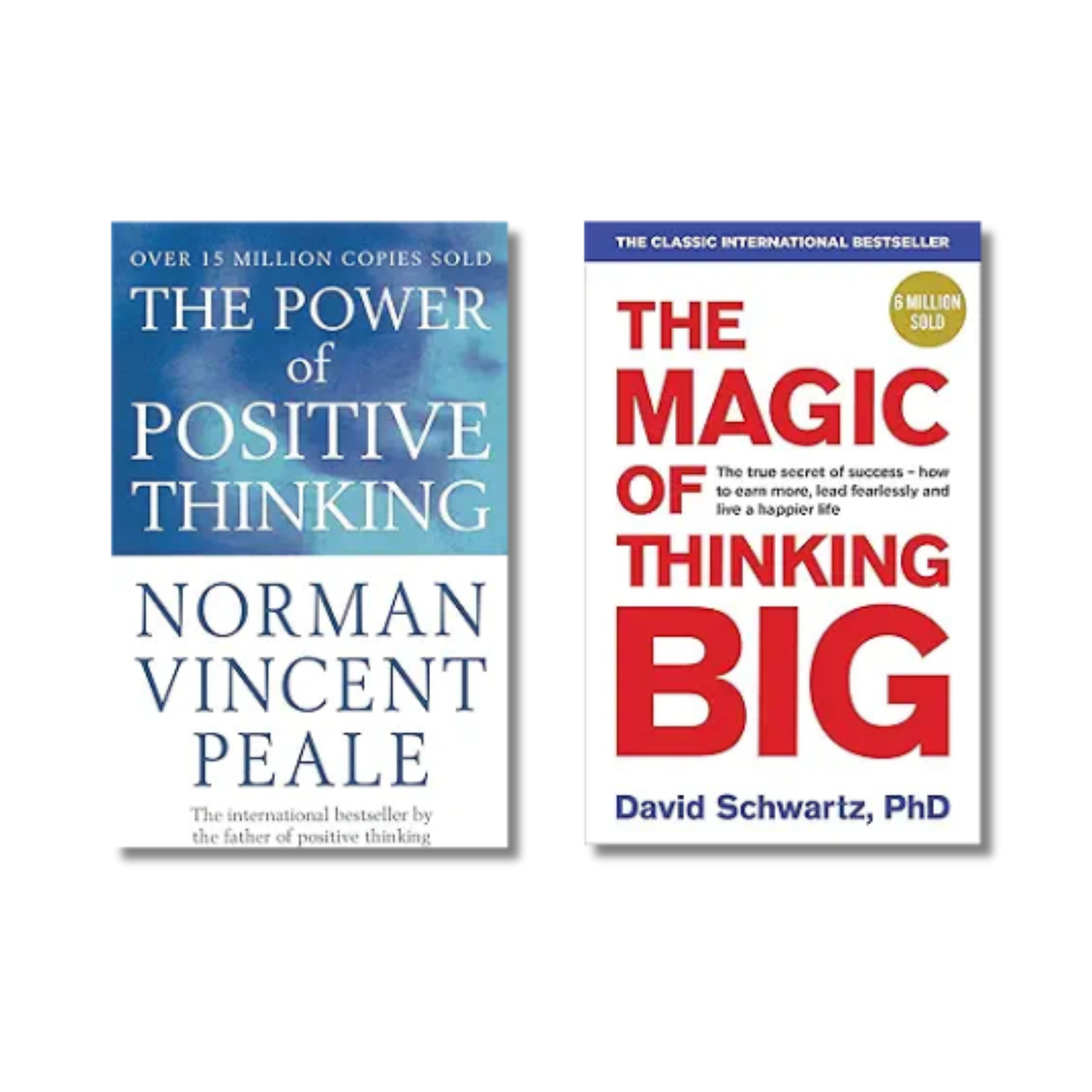 (Combo 2 Book) The Power Of Positive Thinking + The Magic of Thinking ...