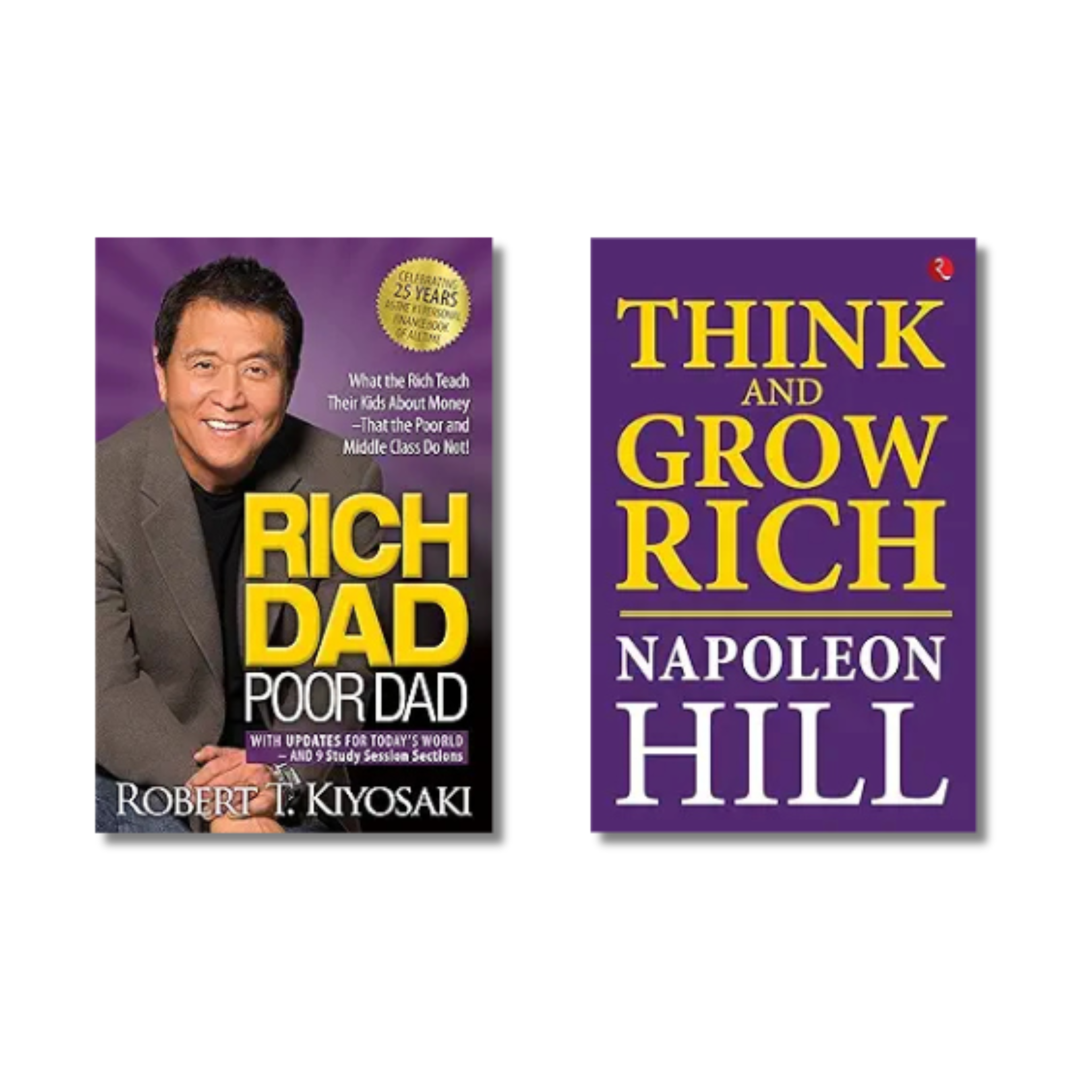(Combo 2 Book) Rich dad poor dad + Think And Grow Rich (Paperback ...