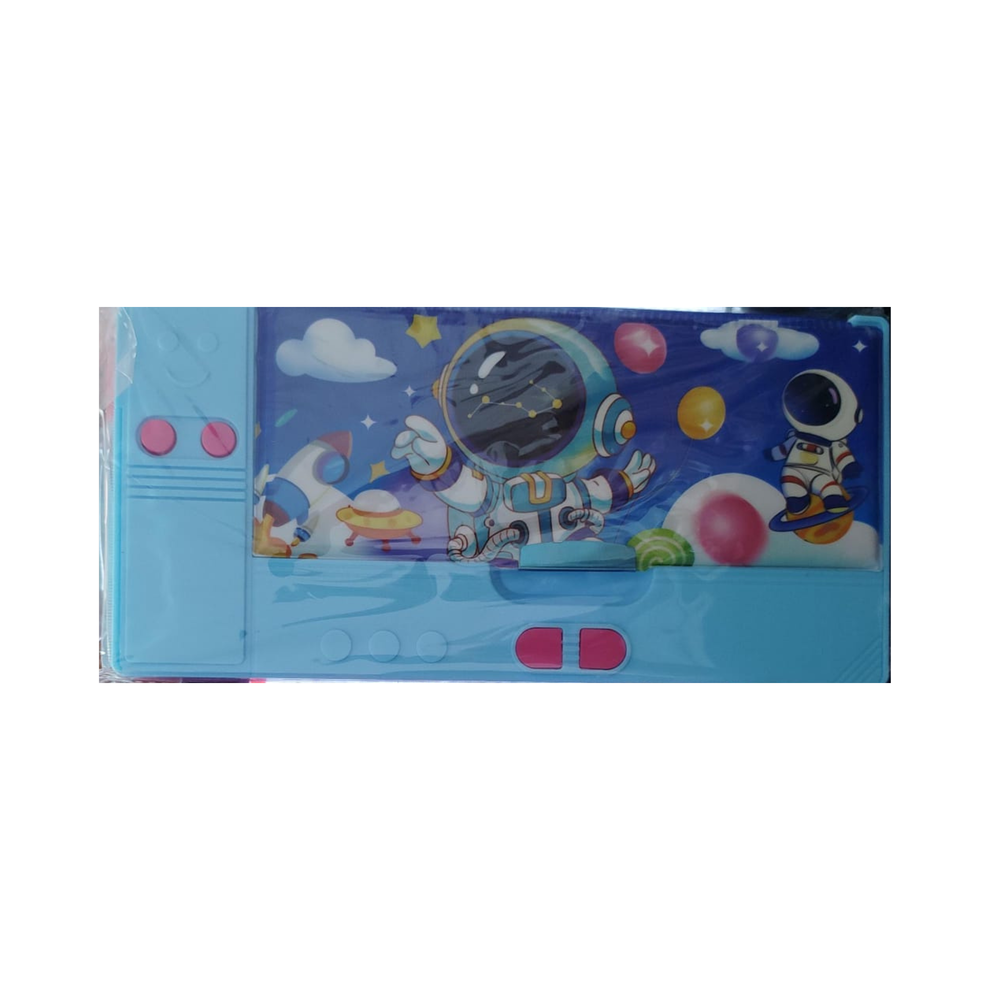 Astronaut Space Theme Multi-Compartment Pencil Box for Kids - Gyaanstore
