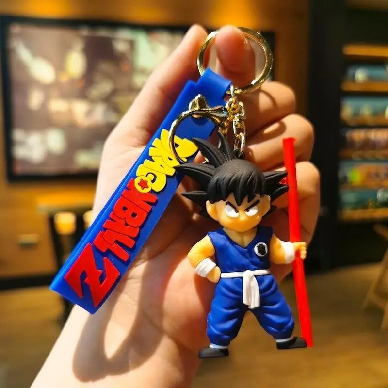 Kid Goku Chibi Keychain – Cute Dragon Ball Anime Bag Charm – Gyaanstore