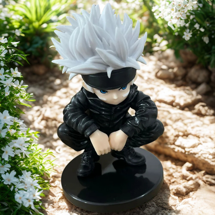 Satoru Gojo Crouching Figure – 15 cm | Anime Collectible | Jujutsu ...