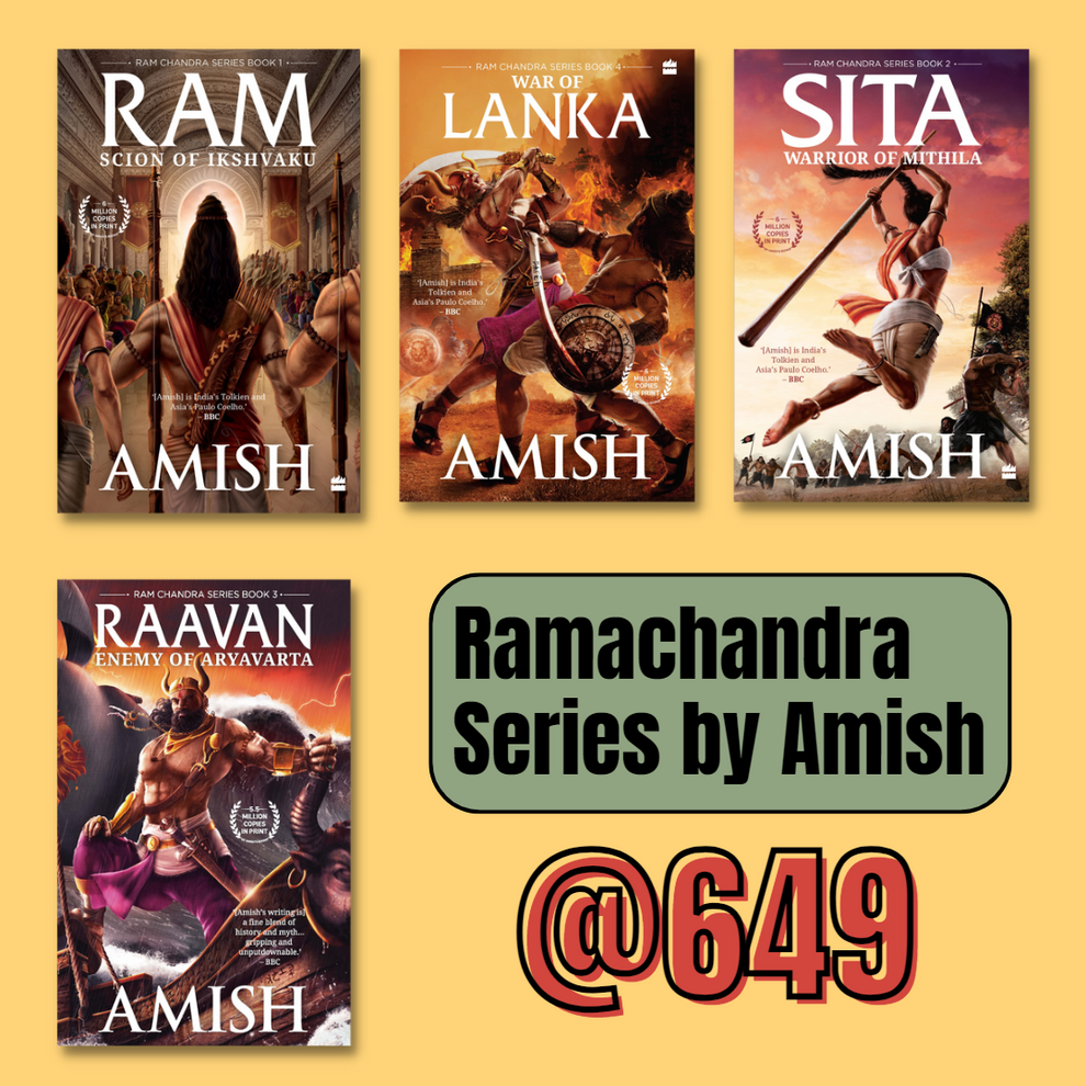Combo Collection Ramachandra Series by Amish Tripathi (Set Of 4 Books) (Paperback) - Gyaanstore